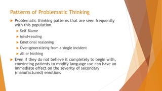 Cognitive Processing Therapy with Chronic Illness | PPTX