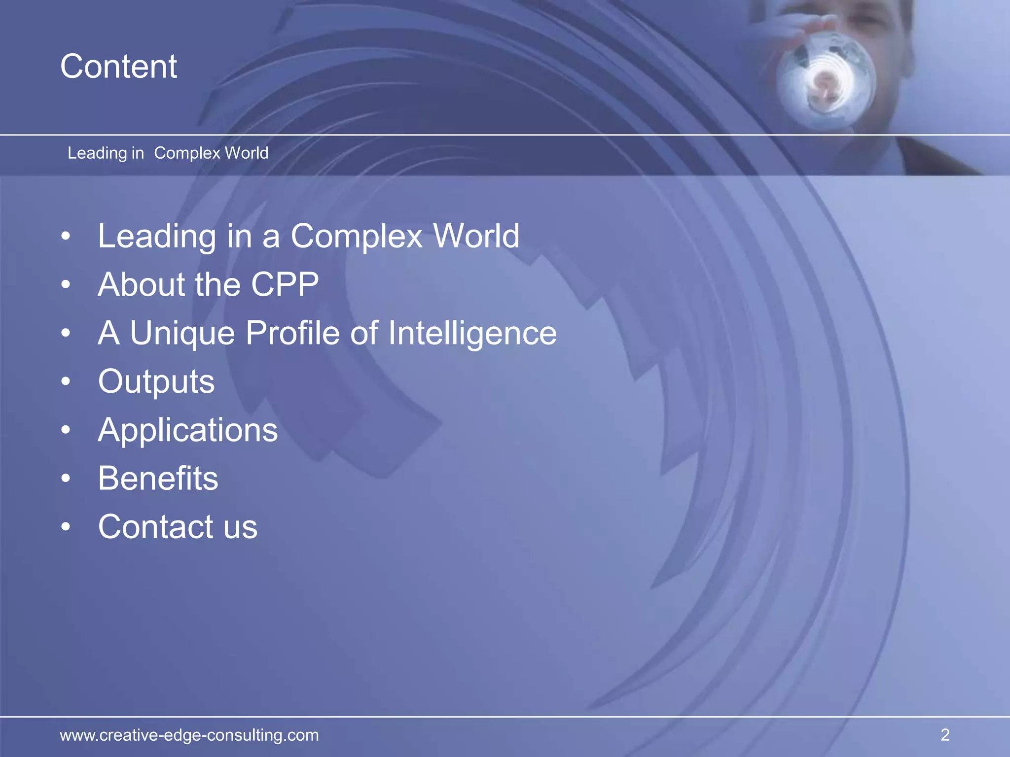 Cognitive Process Profile (CPP) psychometric | PPTX