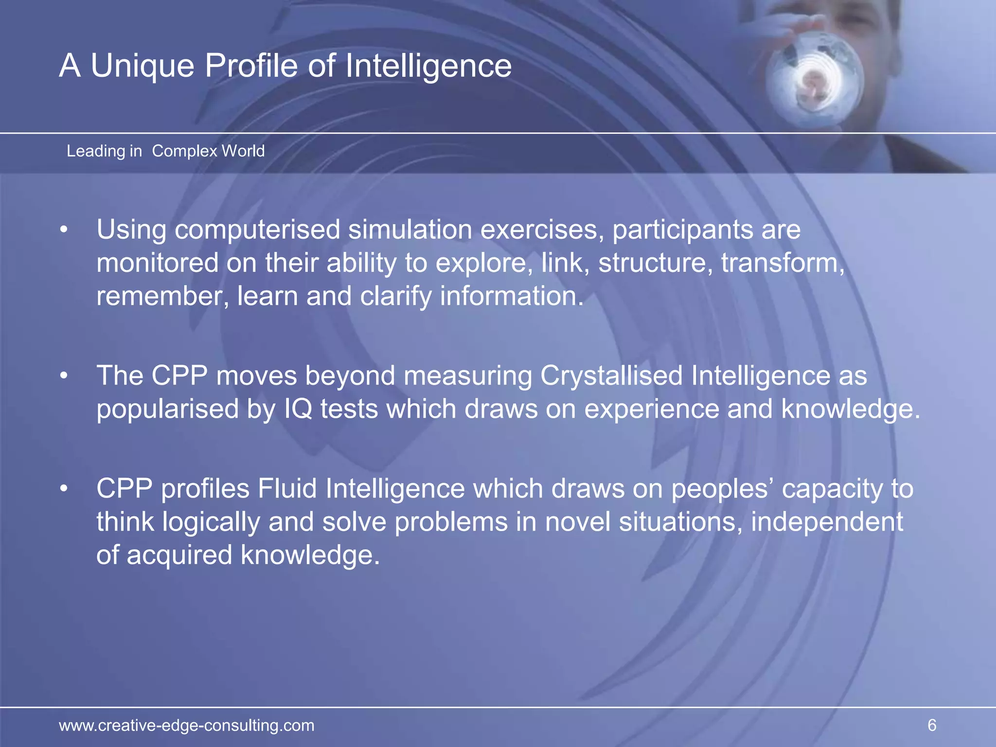 Cognitive Process Profile (CPP) psychometric | PPTX