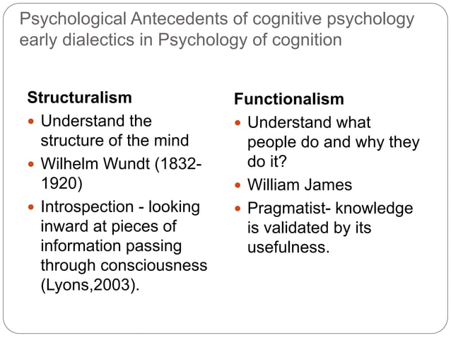 Cognitive psychology | PPT