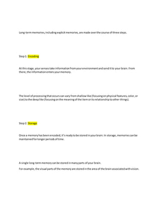 Cognitive psychology | PDF