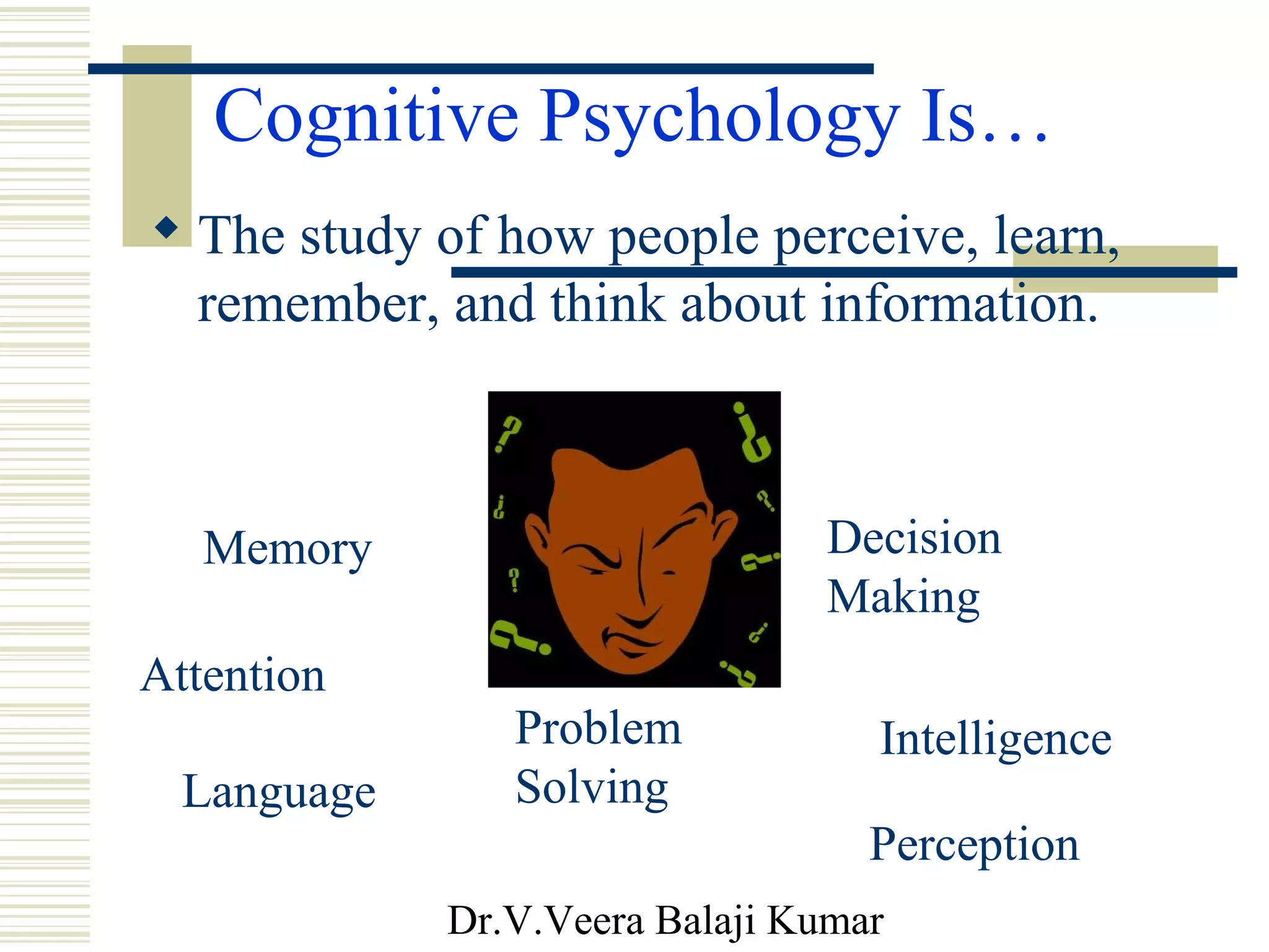 Cognitive psychology introduction | PPT