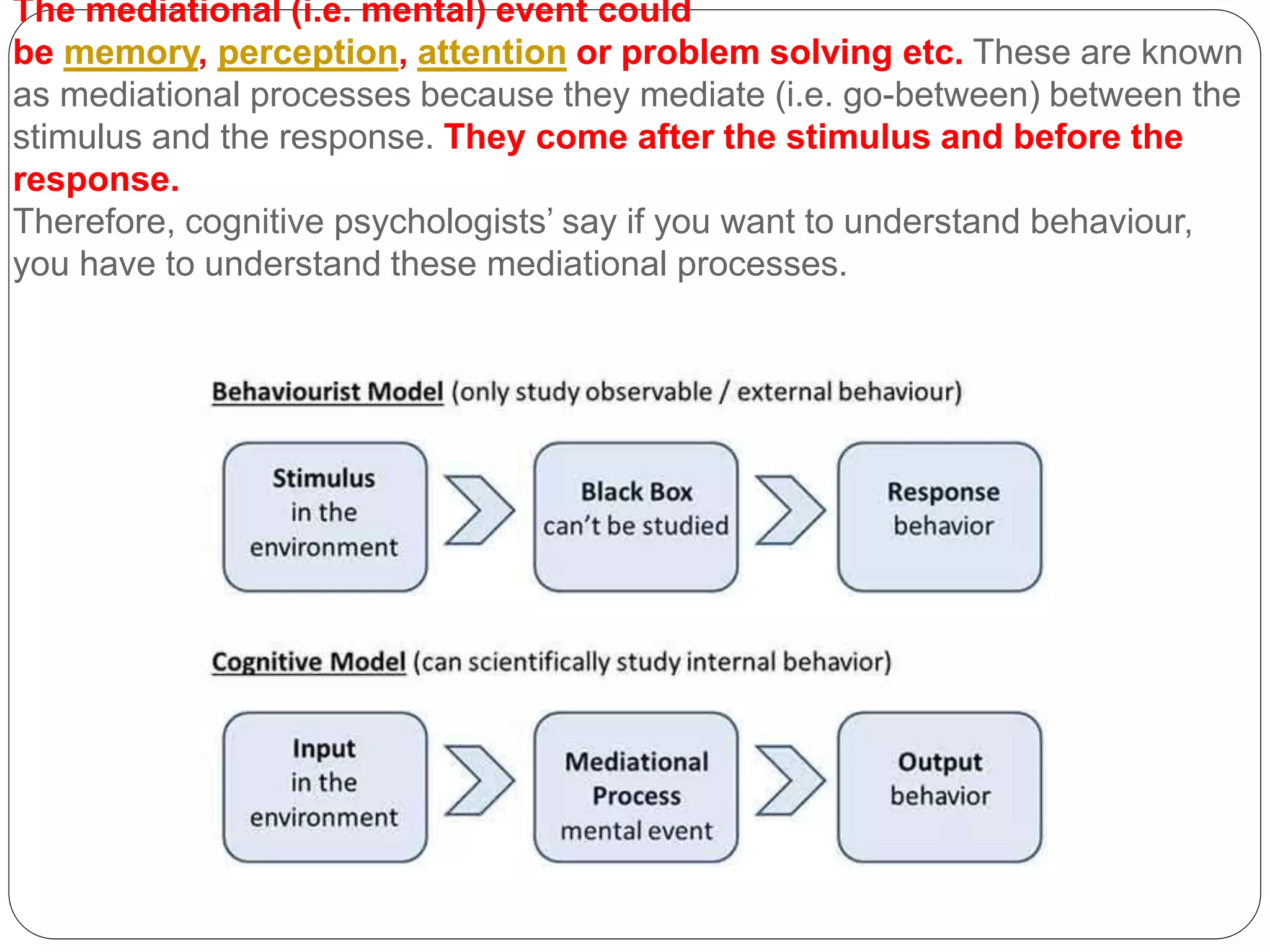 Cognitive psychology introduction | PPTX