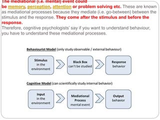 Cognitive psychology introduction | PPTX