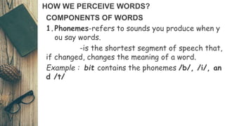 Cognitive psychology language and communication | PPTX