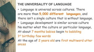 Cognitive psychology language and communication | PPTX