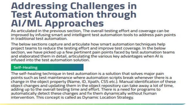Evolution of Test Automation through Artificial Intelligence ...