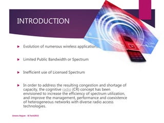 What is Cognitive Radio ? | PPTX