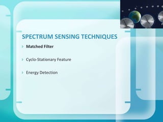 Cognitive radio: some security issues | PPTX