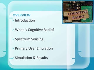 Cognitive radio: some security issues | PPTX