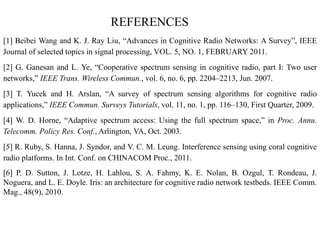 Cognitive radio networks | PPT