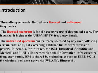 Cognitive radio networks | PPTX
