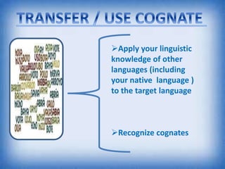 Cognitives and metacognitives stratiegies | PPT