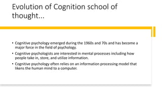 Cognitive School of Psychology.pptx