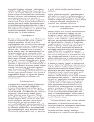 Cognitive Science Artificial Intelligence | PDF