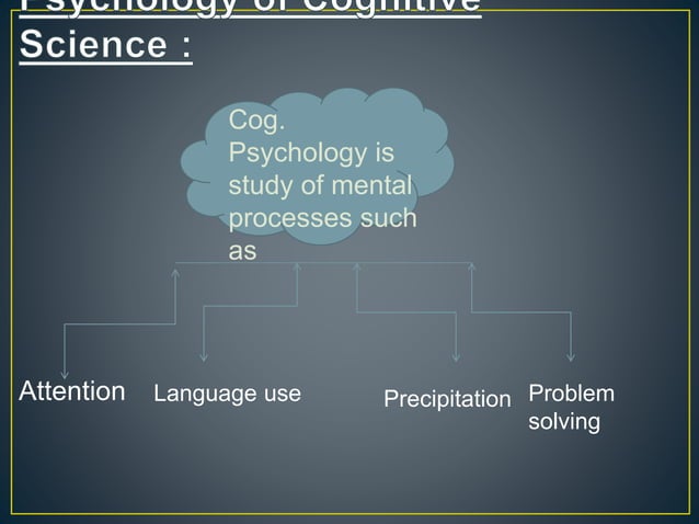 Cognitive science presentation | PPTX | Science