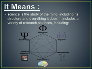 Cognitive science presentation | PPTX
