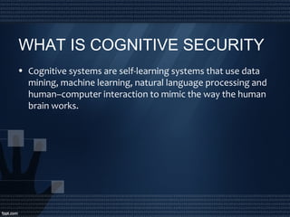 Cognitive security | PPT