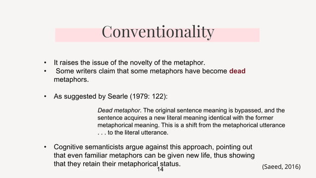 Cognitive semantics, semantics | PPTX | Science