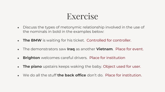 Cognitive semantics, semantics | PPTX | Science