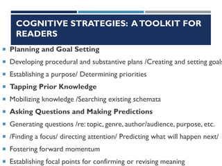 Cognitive strategies | PPTX