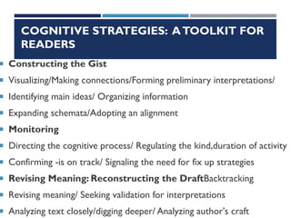 Cognitive strategies | PPTX
