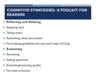 Cognitive strategies | PPTX