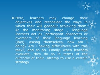 Cognitive strategies and matacognitive strategies | PPT