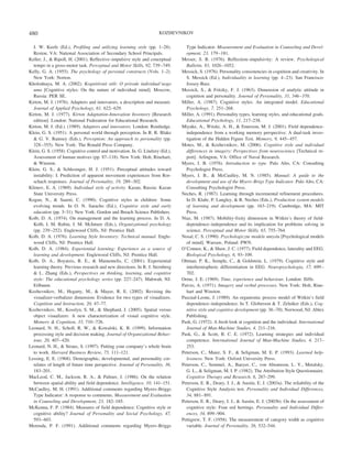 Cognitive styles2007 | PDF