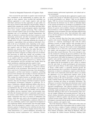 Cognitive styles2007 | PDF