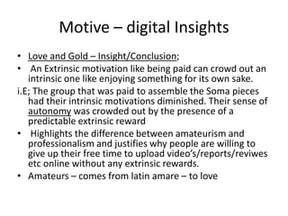 Cognitive surplus | PPTX