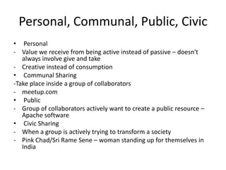 Cognitive surplus | PPTX