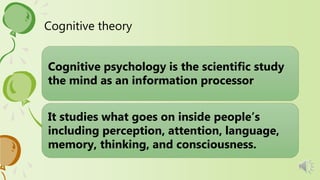 Cognitive theories | PPT