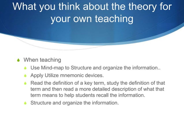 Cognitive theory | PPT