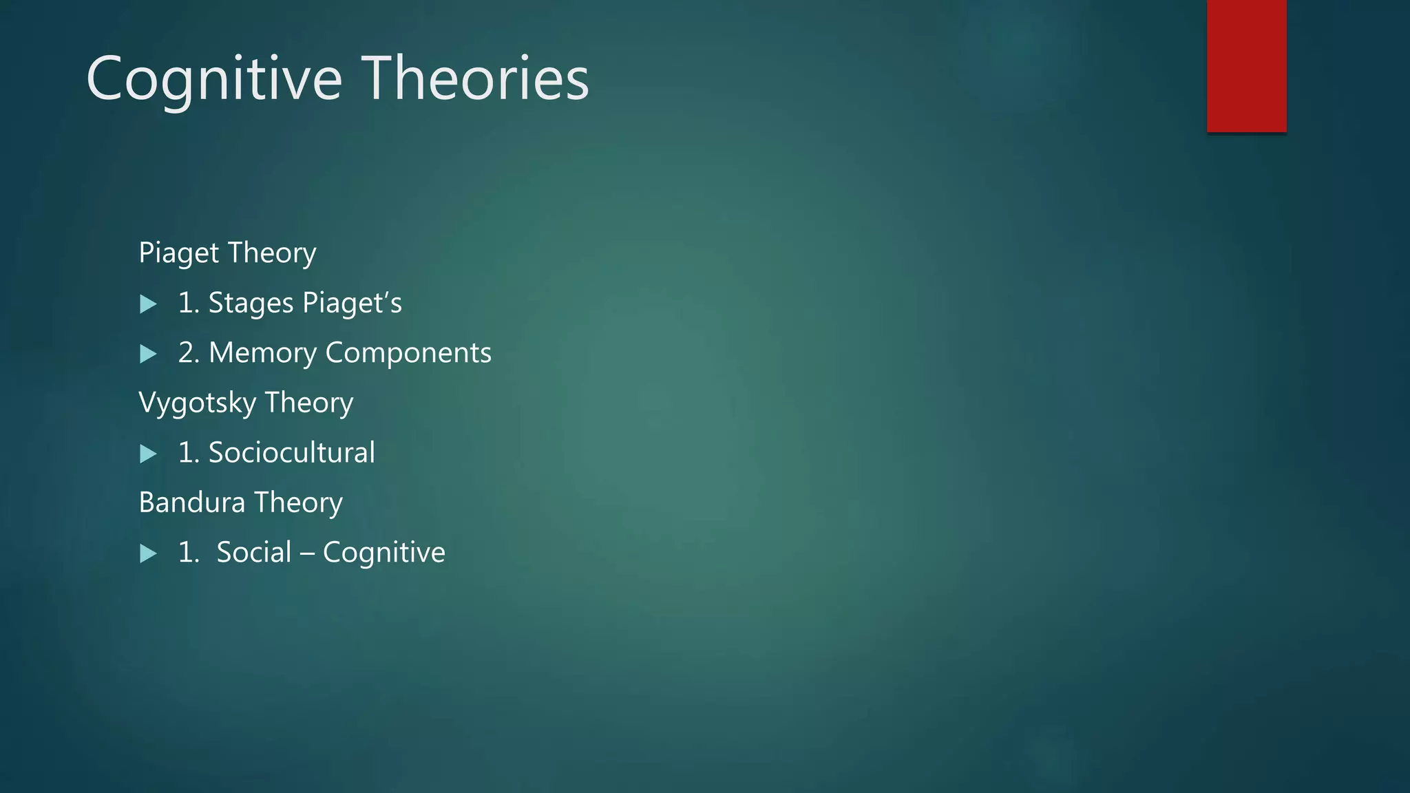Cognitive theory | PPTX