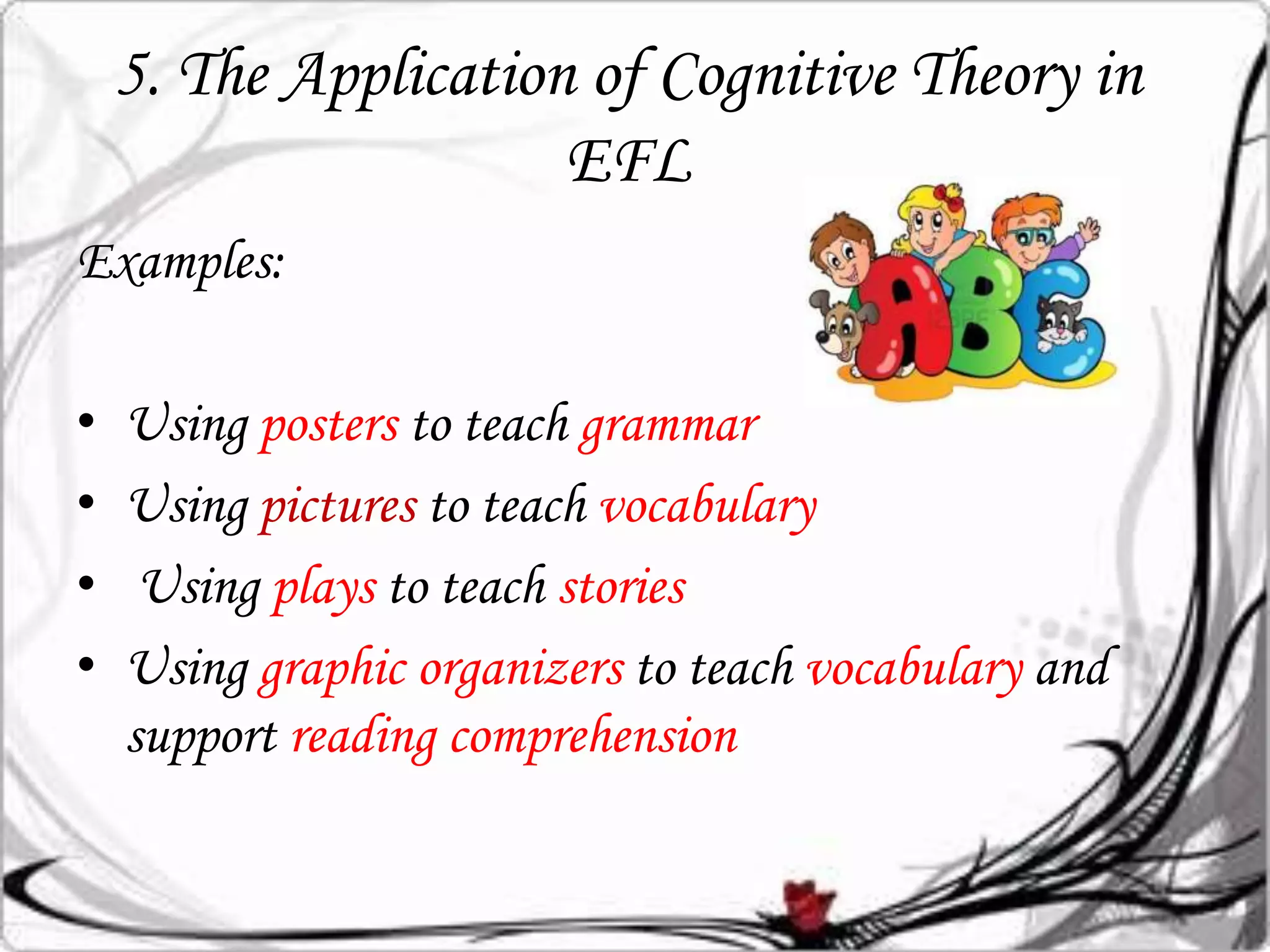 Cognitive theory and efl teaching | PPTX