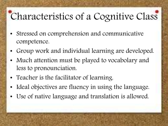 Cognitive learning theory | PPTX | Education