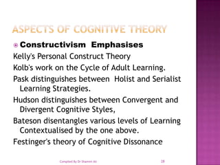Cognitive theory _presentation | PPTX