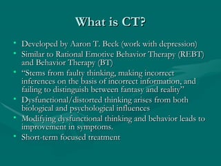 Cognitivetherapy | PPT