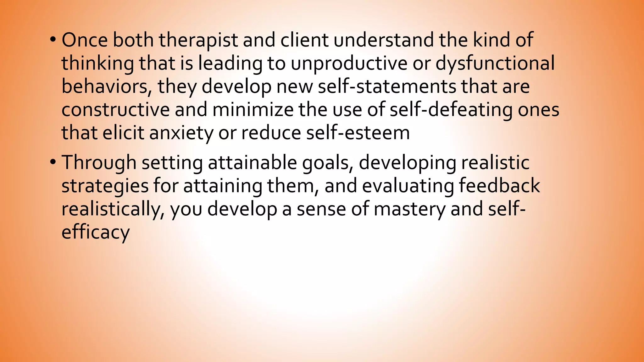 Cognitive therapy | PPTX