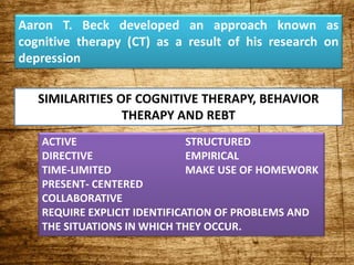 Cognitive therapy | PPTX