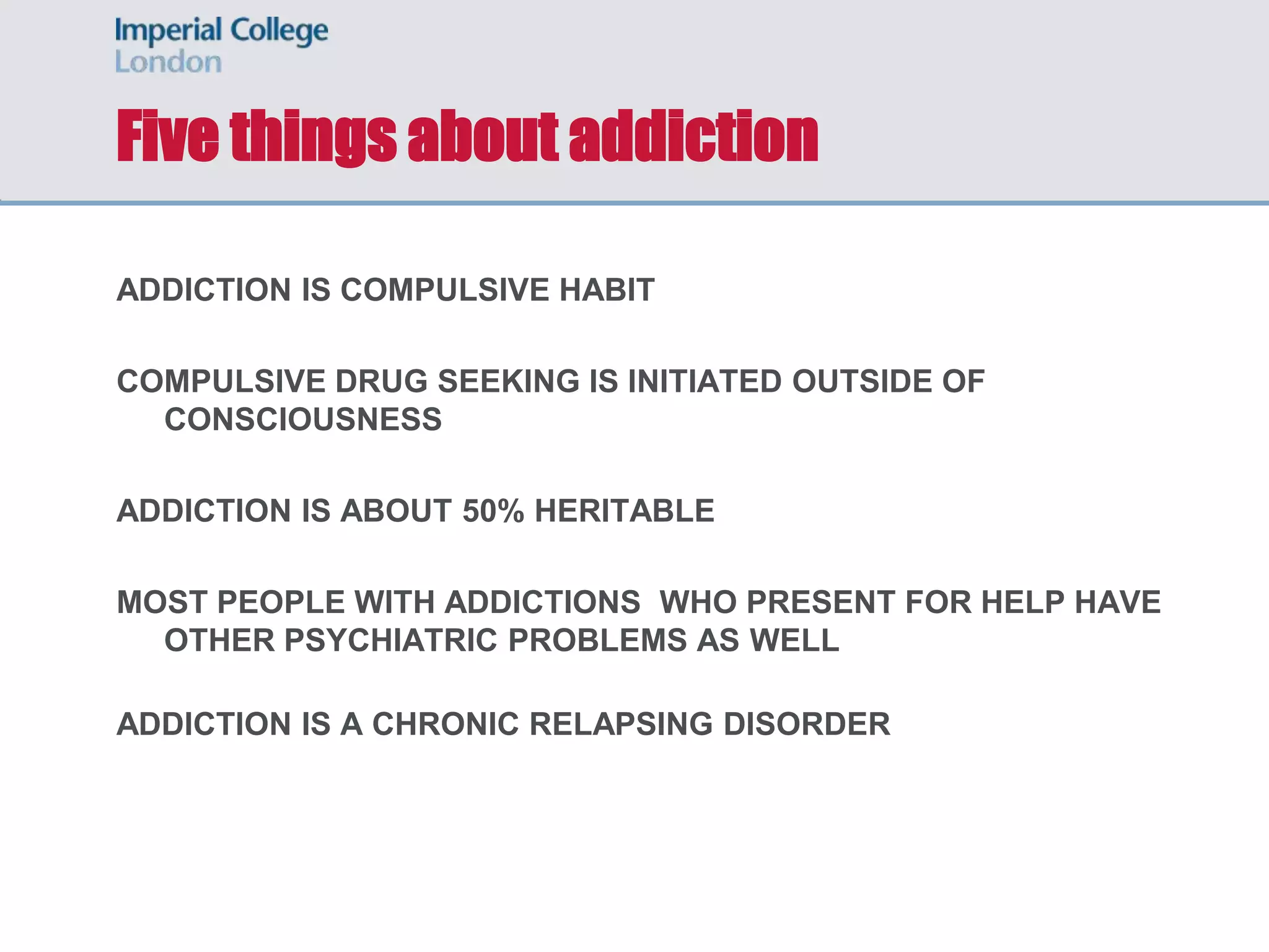 Cognitive Therapy for Addiction | PPTX