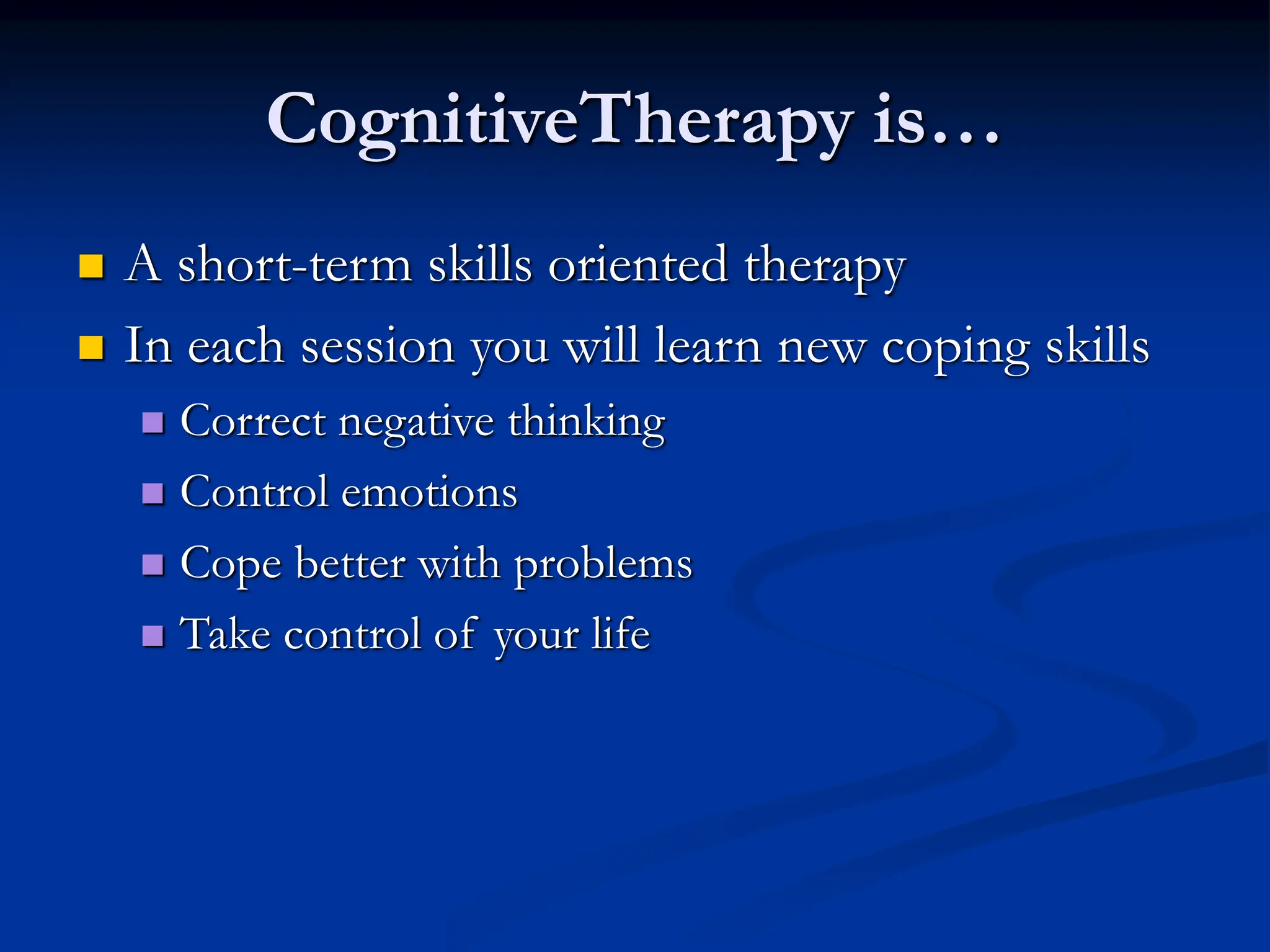 Cognitive Therapy for Depression.ppt