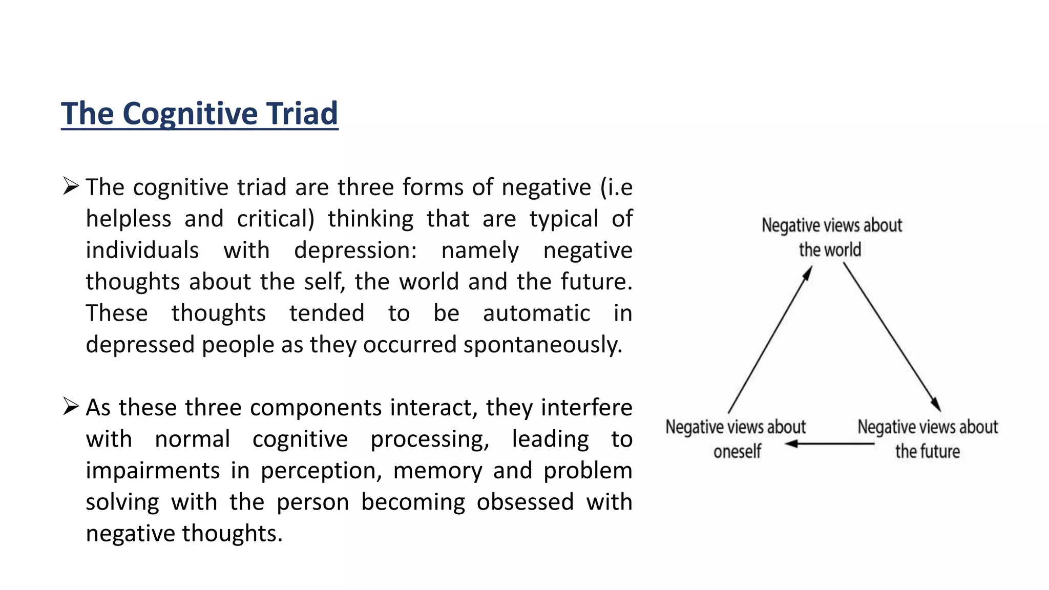 Cognitive therapy(theory) 8.2 | PPTX