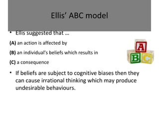 Cognitive approach to abnormality AS | PPT