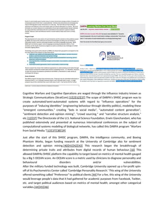 Cognitive Warfare (CW) & Strategic Communications (StratComs) | DOCX