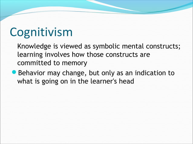 Cognitivism | PPT