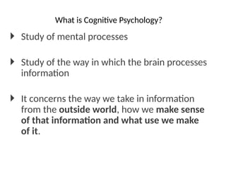 Presentation on Cognitivism from Teaching Learning Process | PPTX
