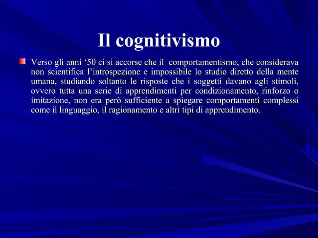 Cognitivismo | PPT