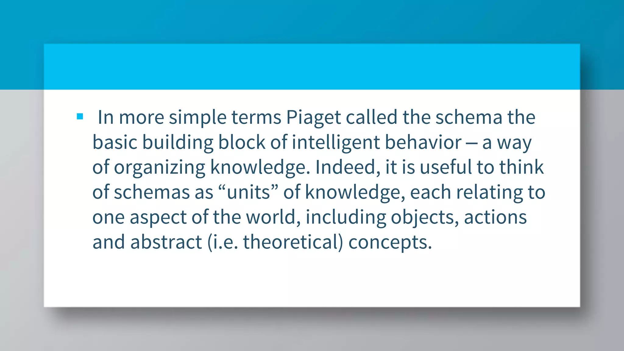 Cognitivism ( Piaget and Vigotsky) | PPTX
